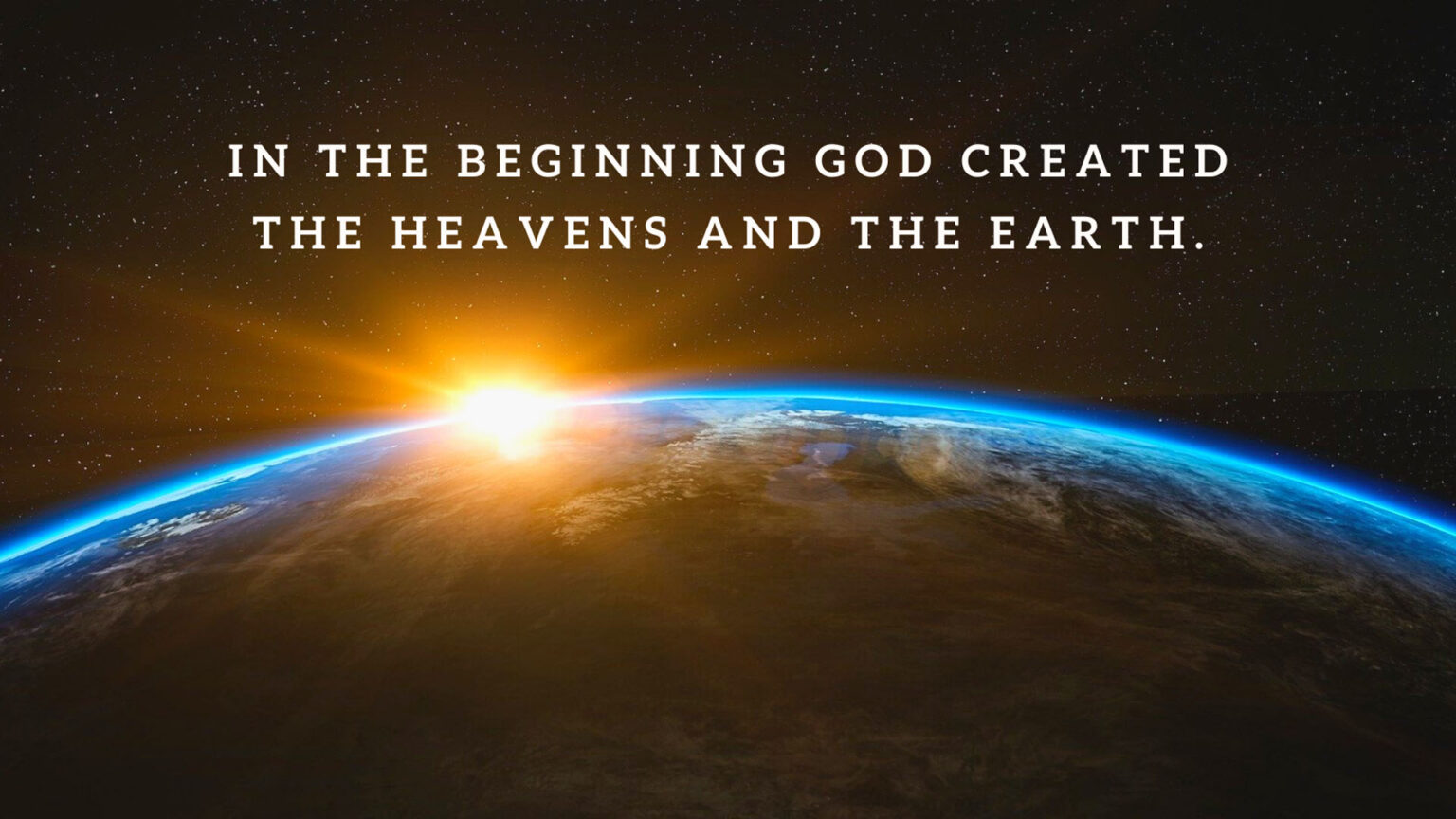 Book of Genesis - Clear Springs Primitive Baptist Church
